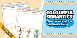Colourful Semantics Activity Pack