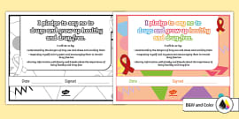 Say No to Drugs Poster (teacher made) - Twinkl