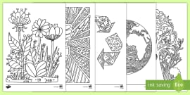 Earth Day Mindfulness Colouring Pages (teacher made)
