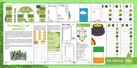 St Patrick's Day Pencil Control Activity Pack (teacher made)