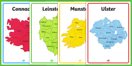 Counties of Ireland Poem (teacher made)