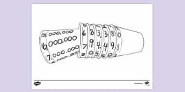 FREE! - Cannon Place Value Colouring | Colouring Sheet