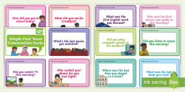 ESL 'Have You Ever' Conversation Cards (teacher made)