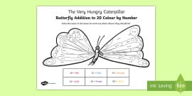 FREE! - Caterpillar Colour by Number (teacher made) - Twinkl
