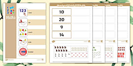 👉 * NEW * SEND Structured Steps Dinosaur Count and Match Within 20