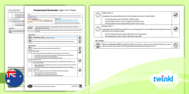 Fundamental Movement Resource Pack 4 to 5 Years - Twinkl