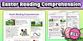 Earth Day Reading Passage Comprehension Worksheet for ELL