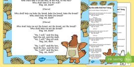 The Little Red Hen Songs and Rhymes Resource Pack