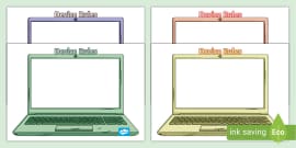 Online Safety: Stop, Close, Tell Colouring Posters - Twinkl