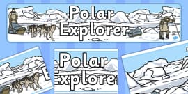 Polar Regions Display Banner - Polar Regions Display Banner
