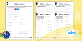 Fractions Maths Sheet for Year 6 | Home-learning Booklet
