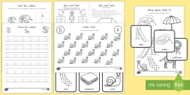 A-Z Letter Formation Practice Sheets (teacher made)