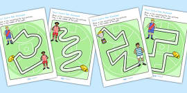 AFL Colouring Pages - colour in, AFL, footy day, footy colours