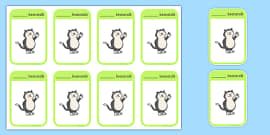 Model Name Labels (teacher made) - Twinkl