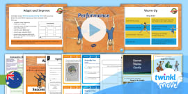 Performance - Year 4 PE Gymnastics Lesson (teacher made)