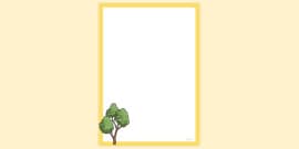 Family Tree Border | Page Borders | Twinkl