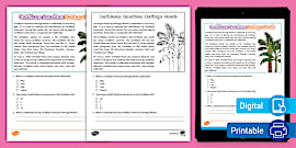 3rd Grade Hispanic Heritage Month Reading Passage | Twinkl