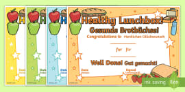 Premio a la alimentación saludable Healthy Eating Award Certificates ...
