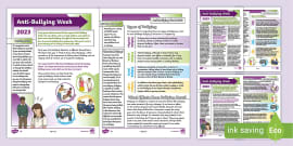 KS1 Anti-Bullying Week Differentiated Reading Comprehension Activity