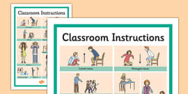 French Classroom Commands - French Display Posters - Twinkl