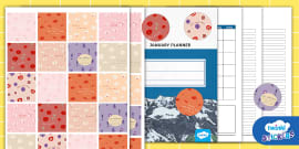 Planner School Dates Stickers (teacher made) - Twinkl