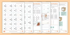👉 Fractions Beyond 1: Differentiated Maths Activity Sheet