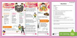 FREE! - The Sixties Colouring Page (teacher made)