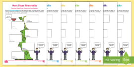 EYFS Next Steps Sheet Template (teacher made)