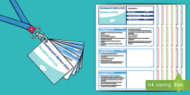 EYFS Development Matters (Reception) Display Poster - Twinkl