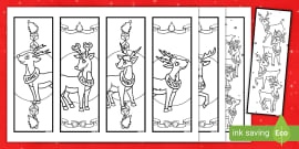 Christmas Colouring Bookmarks KS2 | Twinkl Party - Twinkl