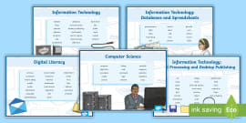 KS1 Computing Vocabulary Posters (teacher made) - Twinkl