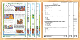 Character Adventure Reading Comprehension Activity - comprehension