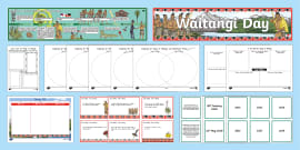 Waitangi Day NZ Teaching Resource Pack (teacher made)