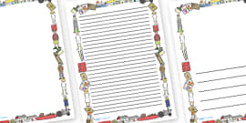 FREE! - French Flag Page Borders - french, flag, page borders, borders