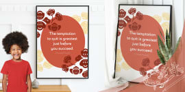 A Single Step Chinese Proverb Inspirational Poster - Twinkl