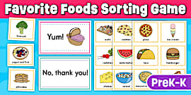 First Grade My Favorite Food Informative Writing Prompt
