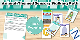 OT: Gross Motor Skills Sensory Walking Path
