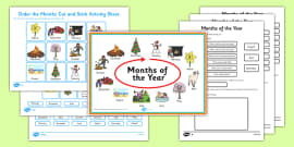 Year 1 Mastery: Dates (Months of the Year) Activity Cards