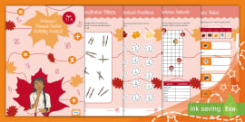Autumn Activity Booklet (Ages 3 - 5) (teacher made) - Twinkl