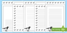 Woodland Page Borders (teacher made)