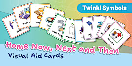 Twinkl Symbols: Now, Next, Then Visual Aid Board