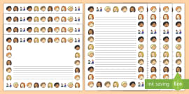 English Listening Page Borders (teacher made) - Twinkl