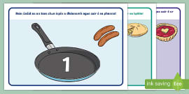 Food Counting Modelling Dough Mats (teacher made) - Twinkl