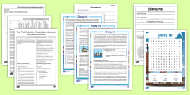Zheng He Activity Pack (teacher made) - Twinkl
