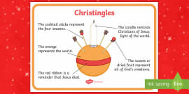 KS2 Christingle Cut and Stick Activity (teacher made)