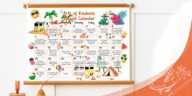 Look and Act Summer Flashcards (teacher made) - Twinkl