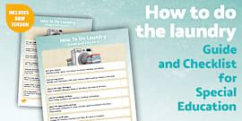 Life Skills: How To Do Laundry Guide and Checklist