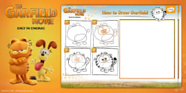 FREE! - Garfield: A3 Activity Sheet with Answers - Twinkl