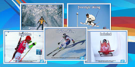 Winter Sports Bookmarks (teacher made)