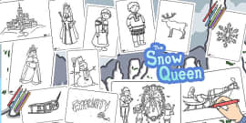 The Snow Queen Word Mat (teacher made) - Twinkl